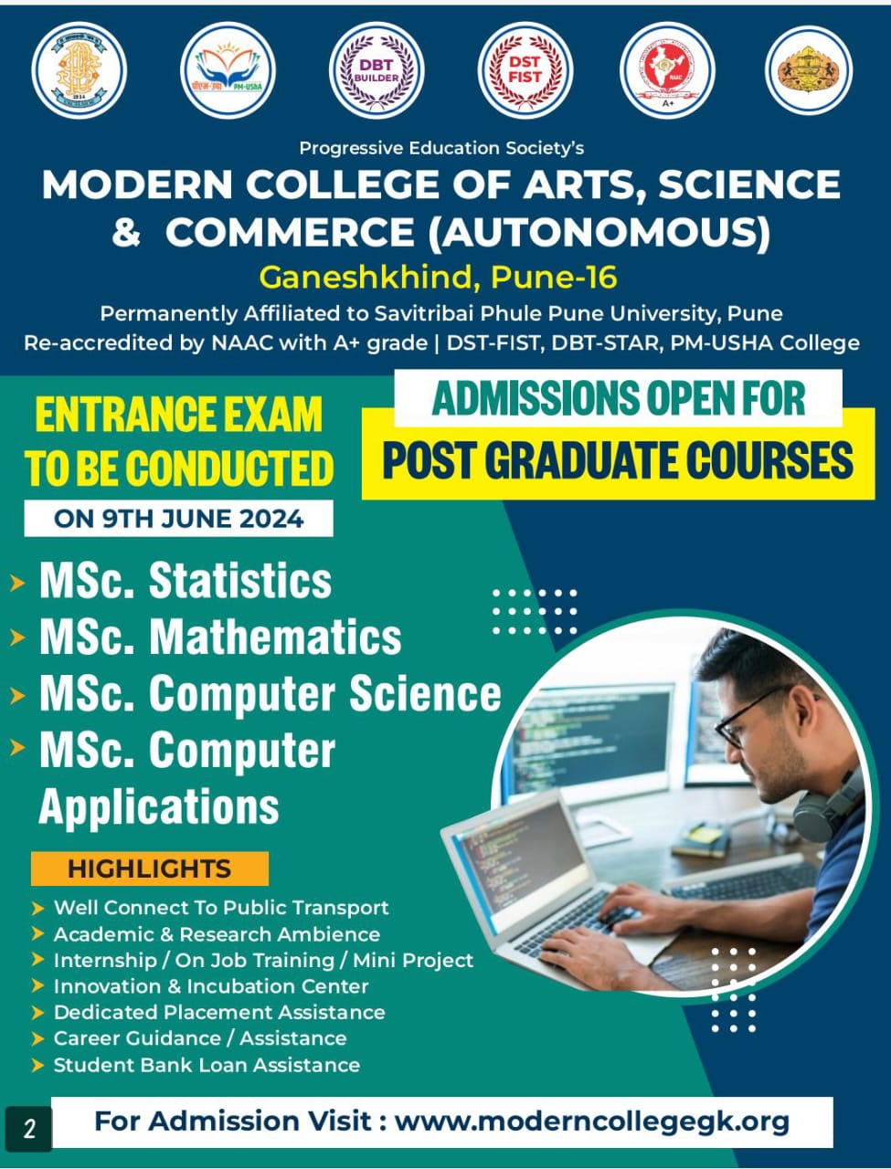 Modern College Of Arts, Science & Commerce Ganeshkhind. Pune, India